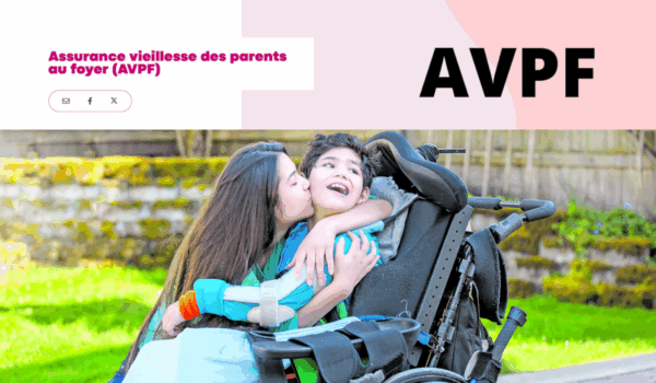 Formulaire demande AVPF - Assurance vieillesse des parents